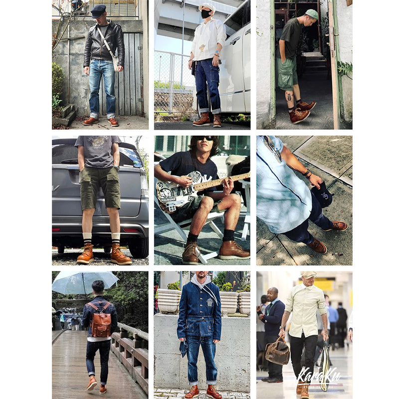 折り返し可能ハイカット 2wayワークブーツ – Karakubuy